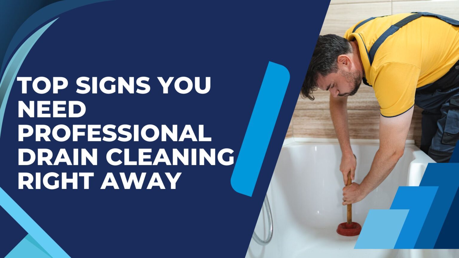 Top Signs You Need Professional Drain Cleaning Right Away – Water Works ...